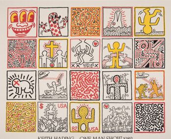 Keith Haring | One Man Show Poster, 1982 (1982) | MutualArt