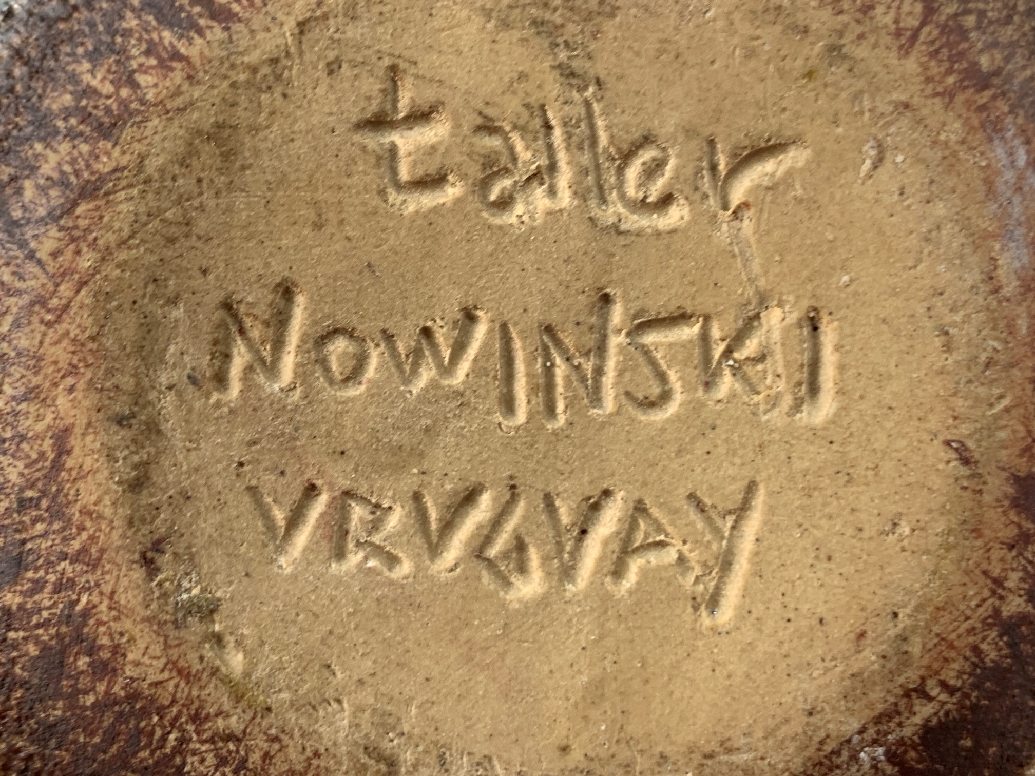 Jaime Nowinski | Jaime Nowinski Jarrita ceramica decorada | MutualArt