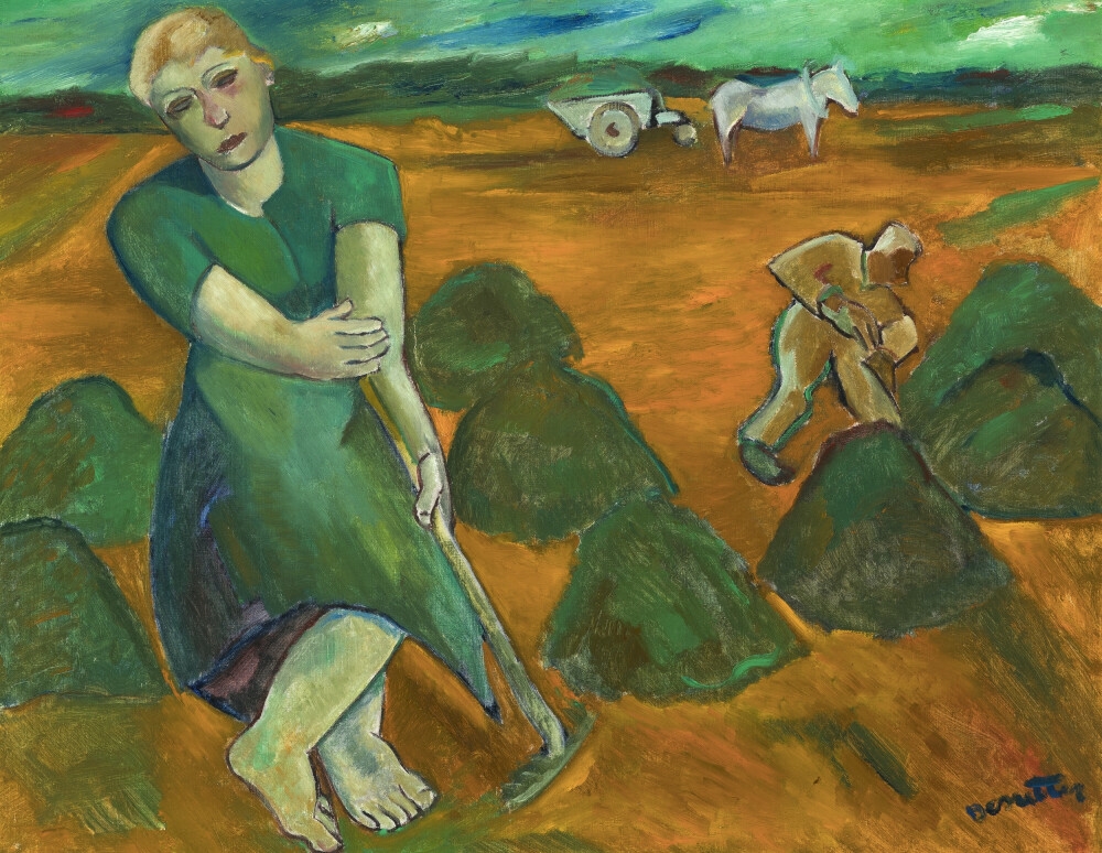 Jules de Sutter | Le peintre dans son atelier (1942) | MutualArt