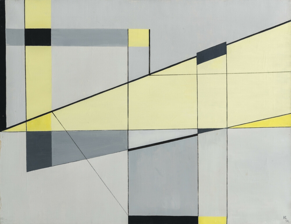 Kurt Lewy | Komposition 130 (1954 (1954) | MutualArt