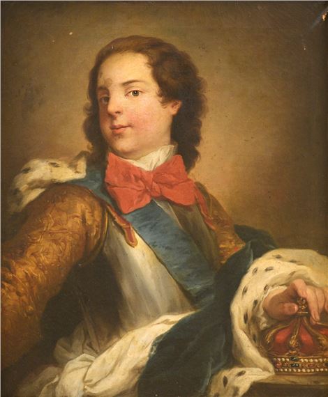 Jean Loo | Portrait of young Louis XV king of France | MutualArt