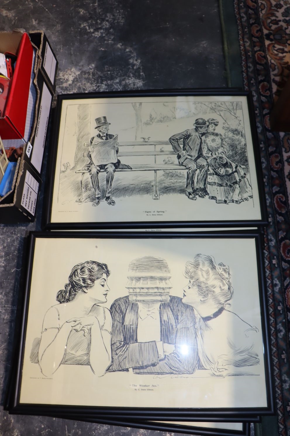 Charles Dana Gibson | SET OF GIBSON GIRL PRINTS | MutualArt