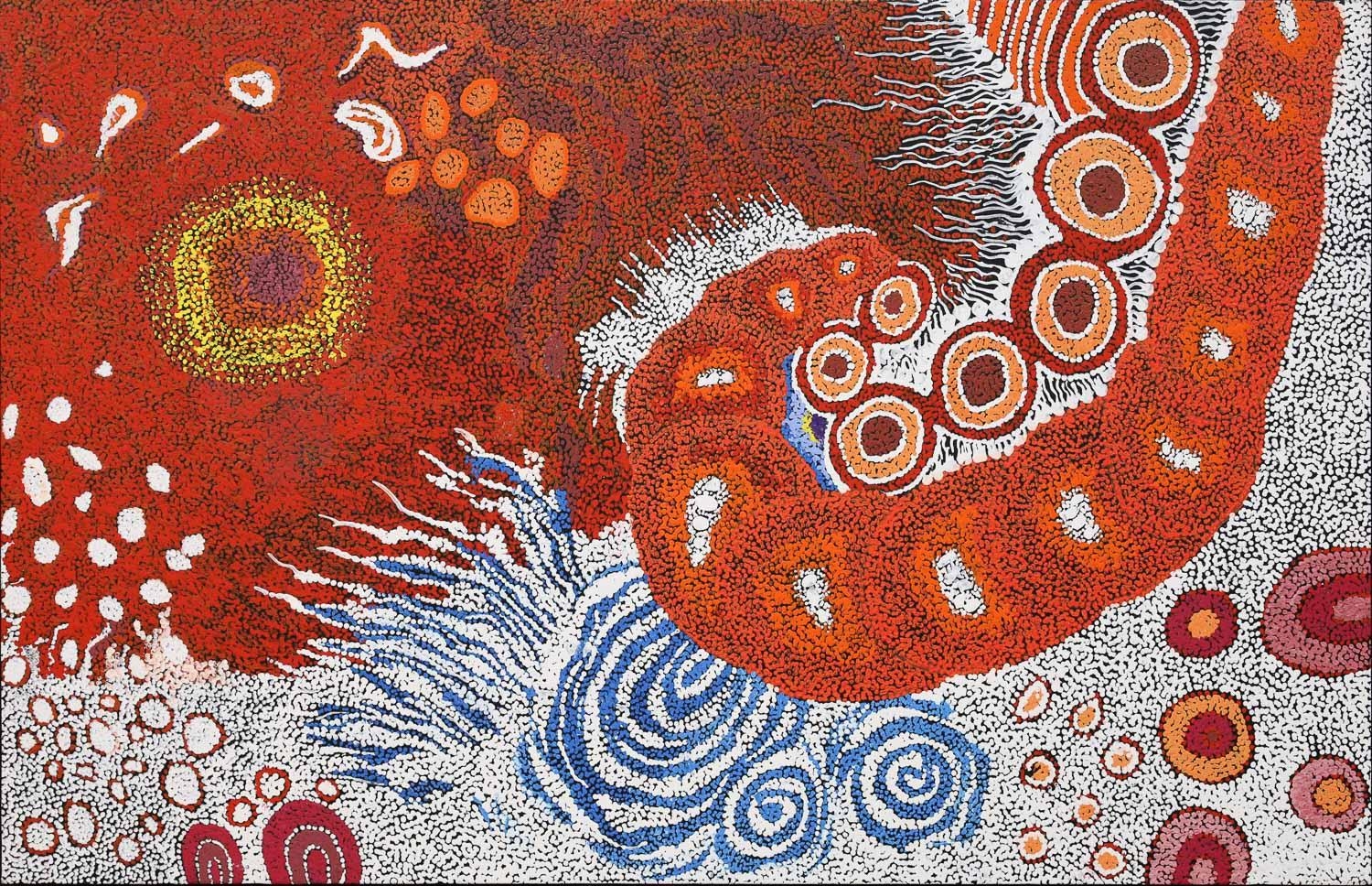 Samantha Daniels Napaltjarri | My Grandmother's Country (2021) | MutualArt