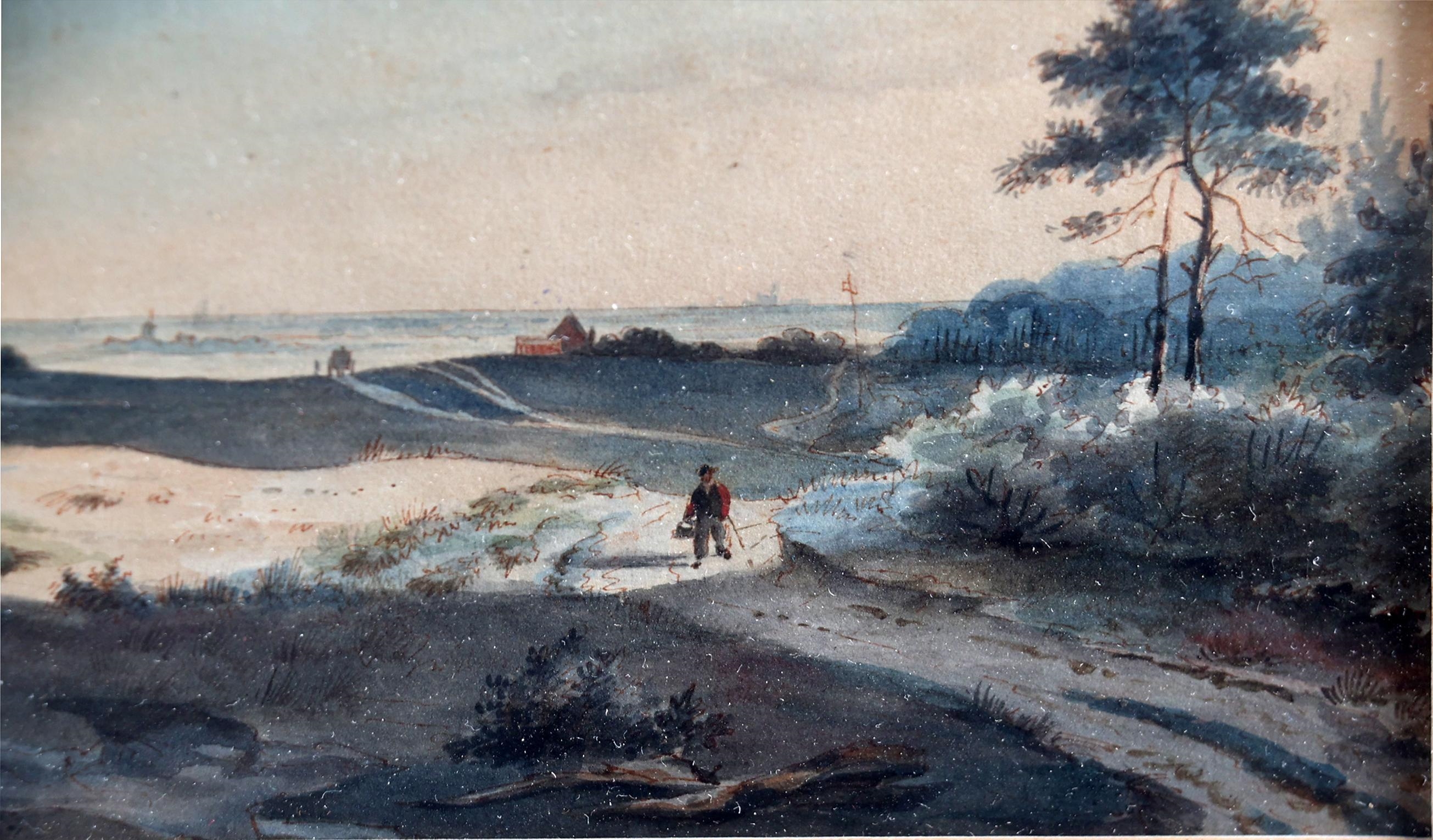 Samuel Hendrik Serne | Man in duinlandschap | MutualArt