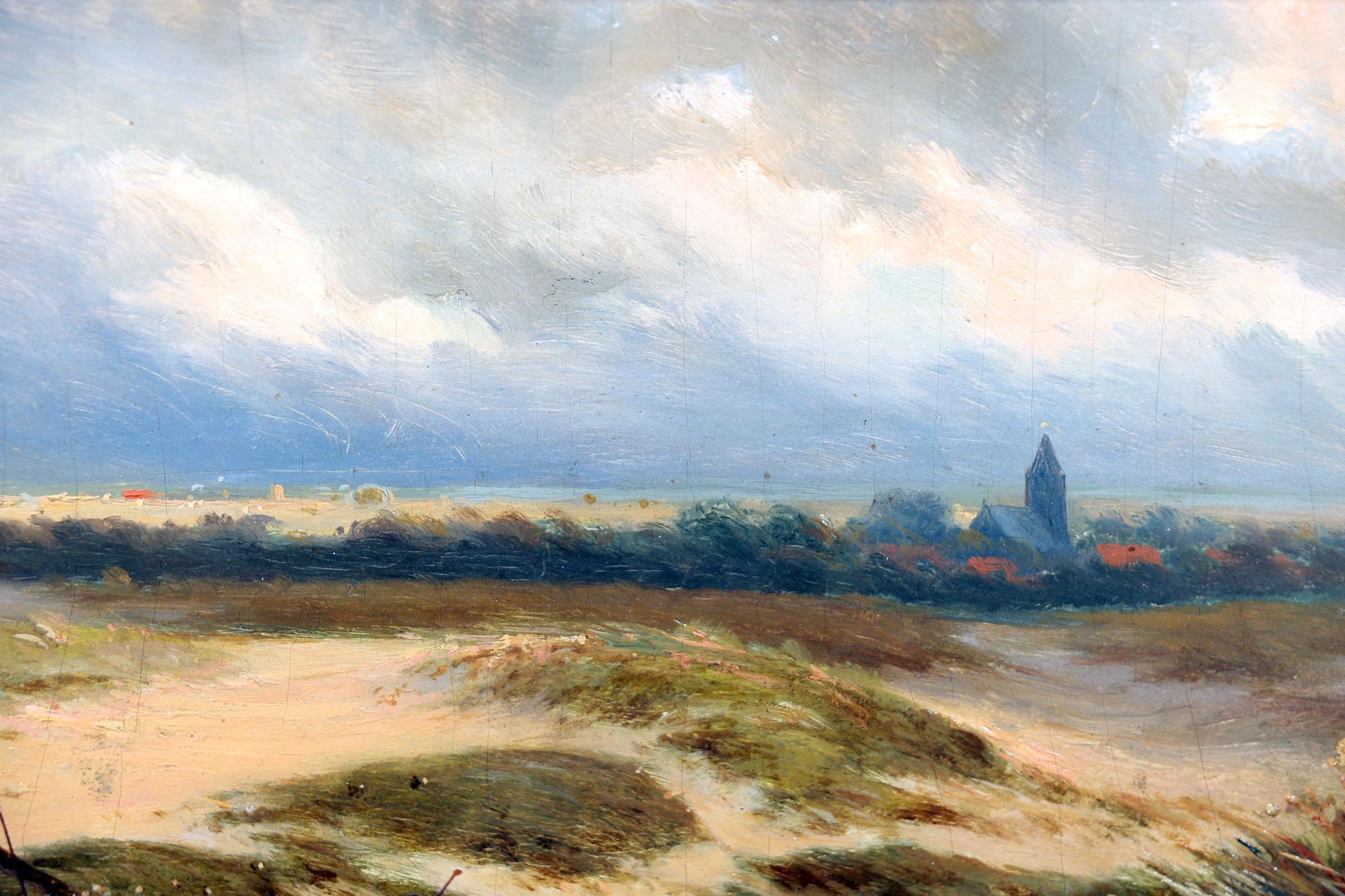 Cornelis Westerbeek | Duinlandschap met wandelaar | MutualArt