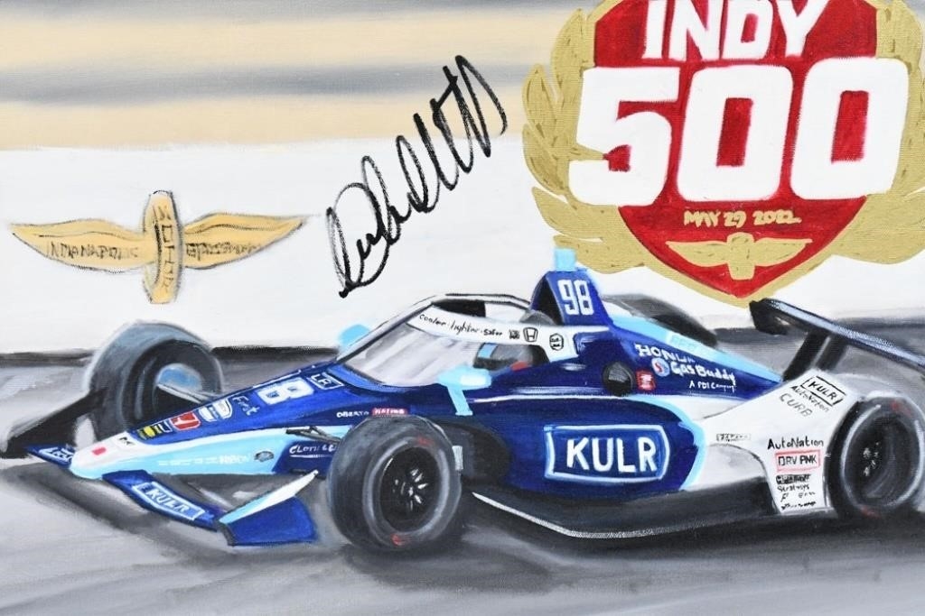 Chuck Braud | 2022 Andretti Indy 500 Orig Art By Chuck Braud (2022 ...