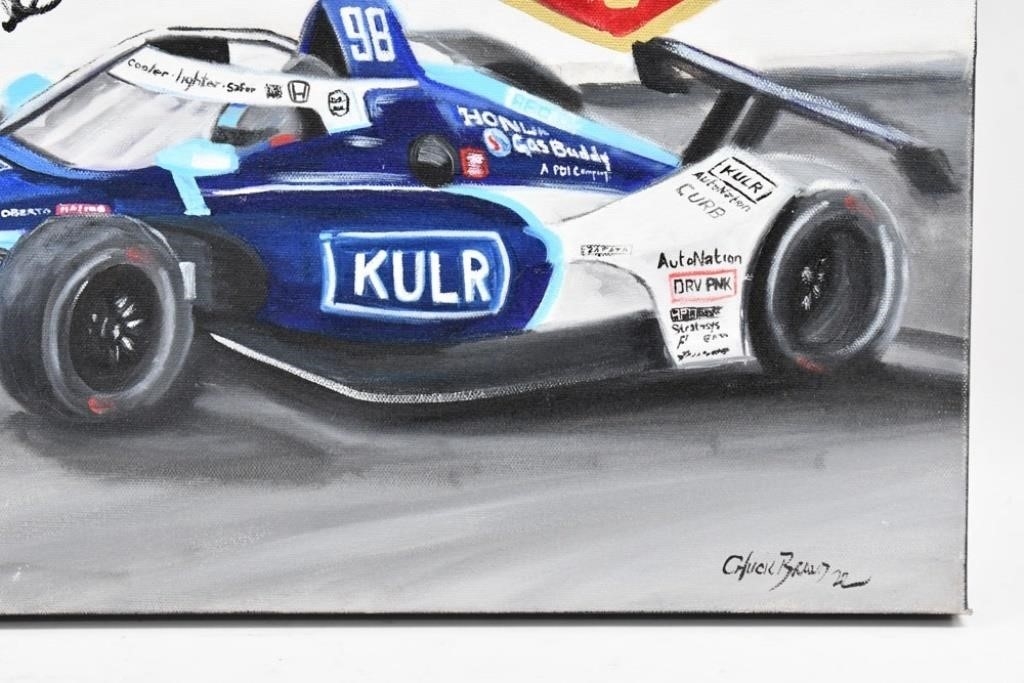 Chuck Braud | 2022 Andretti Indy 500 Orig Art By Chuck Braud (2022 ...
