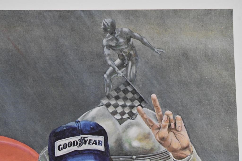 Ron Burton | Johnny Rutherford Indianapolis 500 Print By Burton | MutualArt