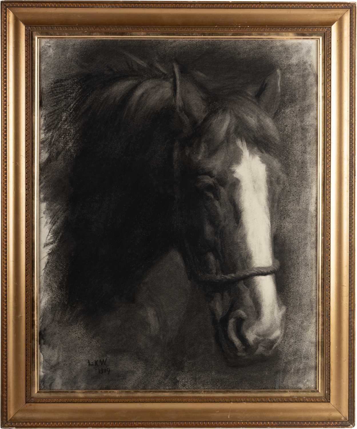 Lucy Kemp-Welch | LUCY KEMP-WELCH (1869-1958) HORSE PORTRAIT (1919 ...