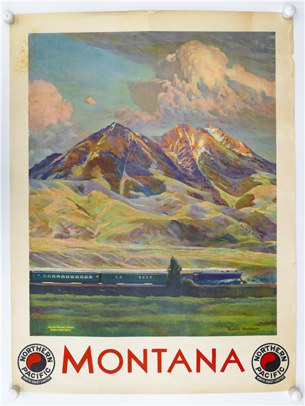 Gustav Krollmann | 1930's Northern Pacific Railroad ''Montana'' Poster ...
