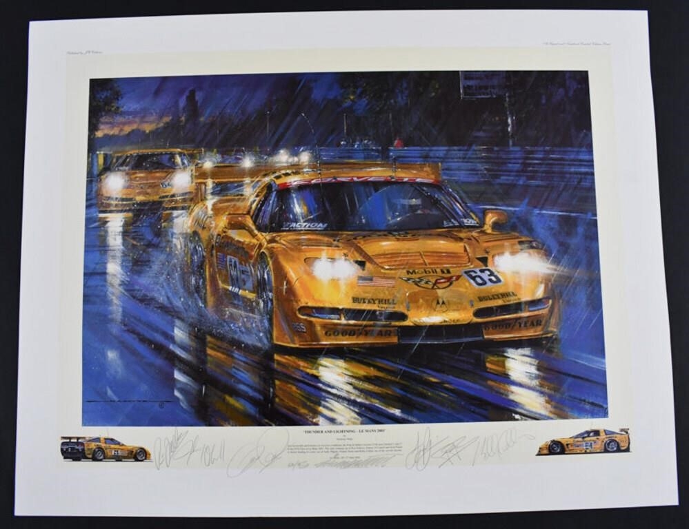 Nicholas Watts | Pratt & Miller C5-R Le Mans Print Nicholas Watts (2001 ...