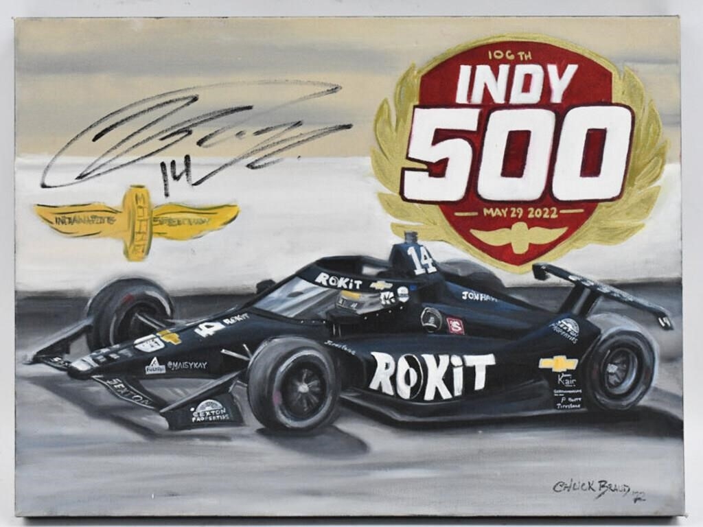 Chuck Braud | 2022 Kirkwood Indy 500 Orig Art By Chuck Braud (2022 ...
