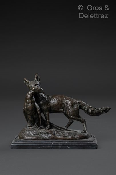 Émile Louis Truffot | Émile-Louis TRUFFOT, after Fox and Pheasant proof ...