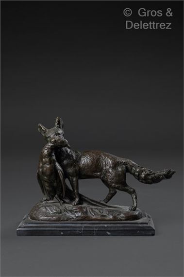 Émile Louis Truffot | Émile-Louis TRUFFOT, after Fox and Pheasant proof ...