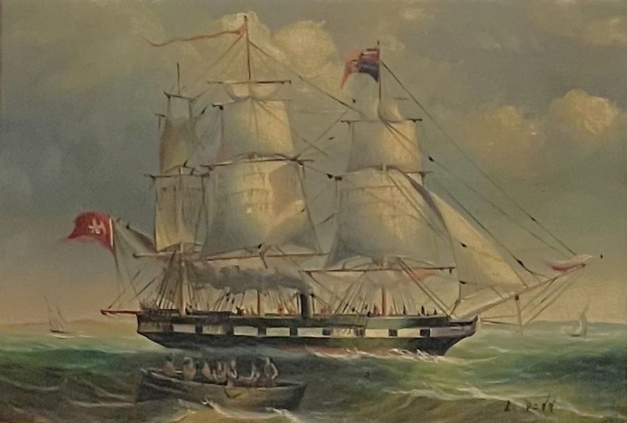 Louis Dodd | Louis DODD (1943-2006) Marine Huile sur panneau... - Lot ...