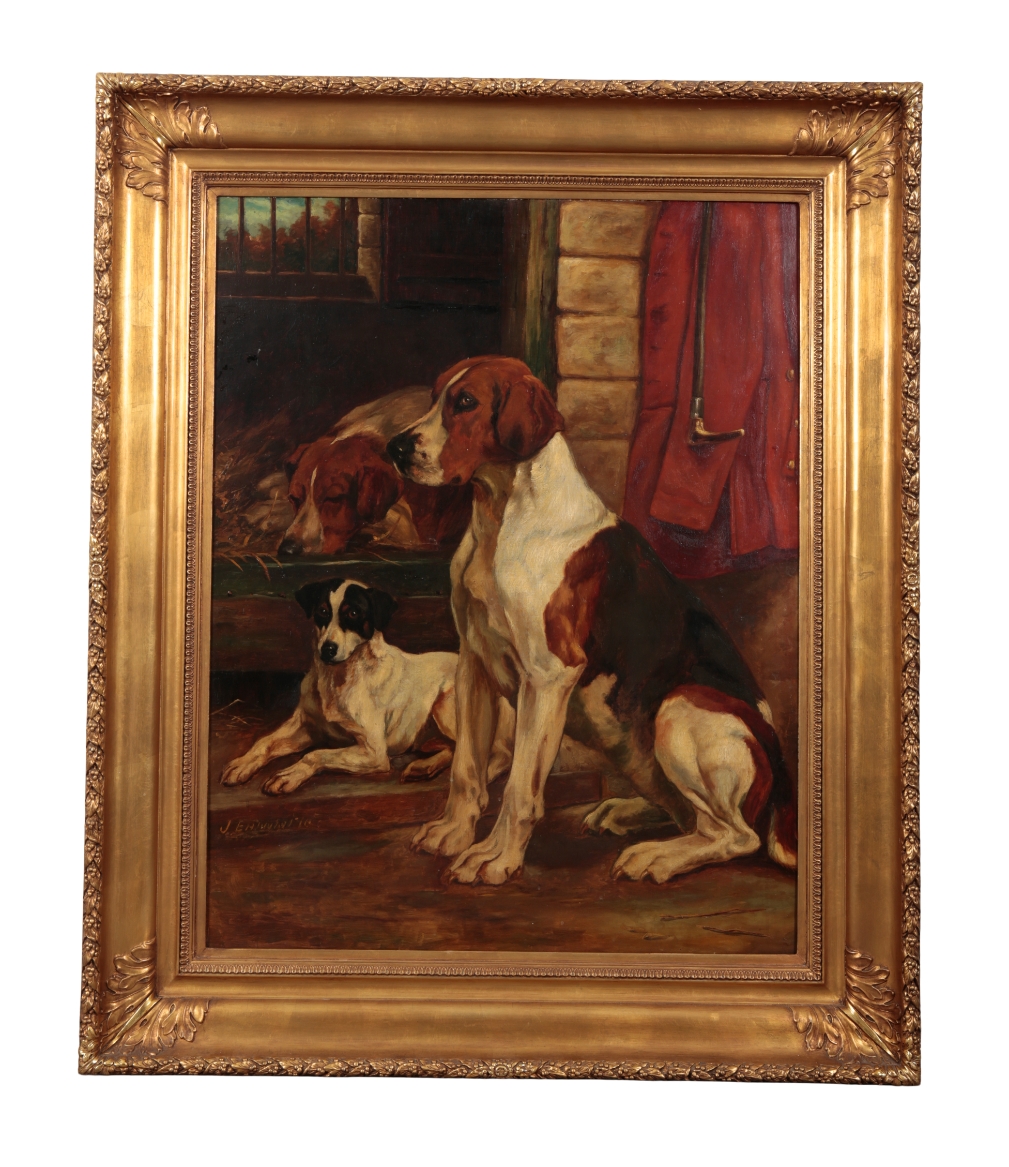 John Wright Barker | By the Kennels | MutualArt