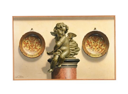 Christopher John Harrison | PUTTI FLANKED BY THOMAS TUFT PLATES (1975 ...