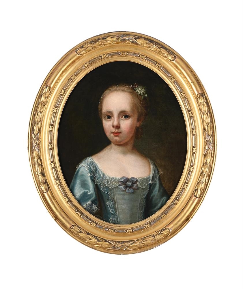 Bartholomew Dandridge | PORTRAIT OF A YOUNG GIRL IN A BLUE DRESS ...