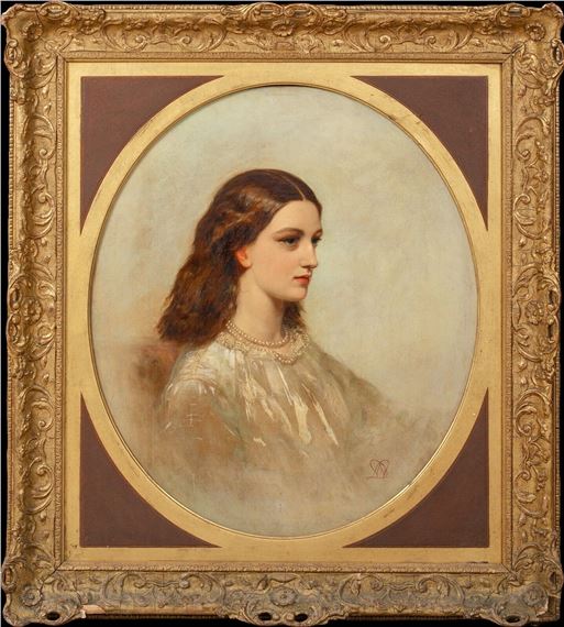 William Morris | PORTRAIT OF REBECCA SOLOMON OIL PAINTING (19th Century ...