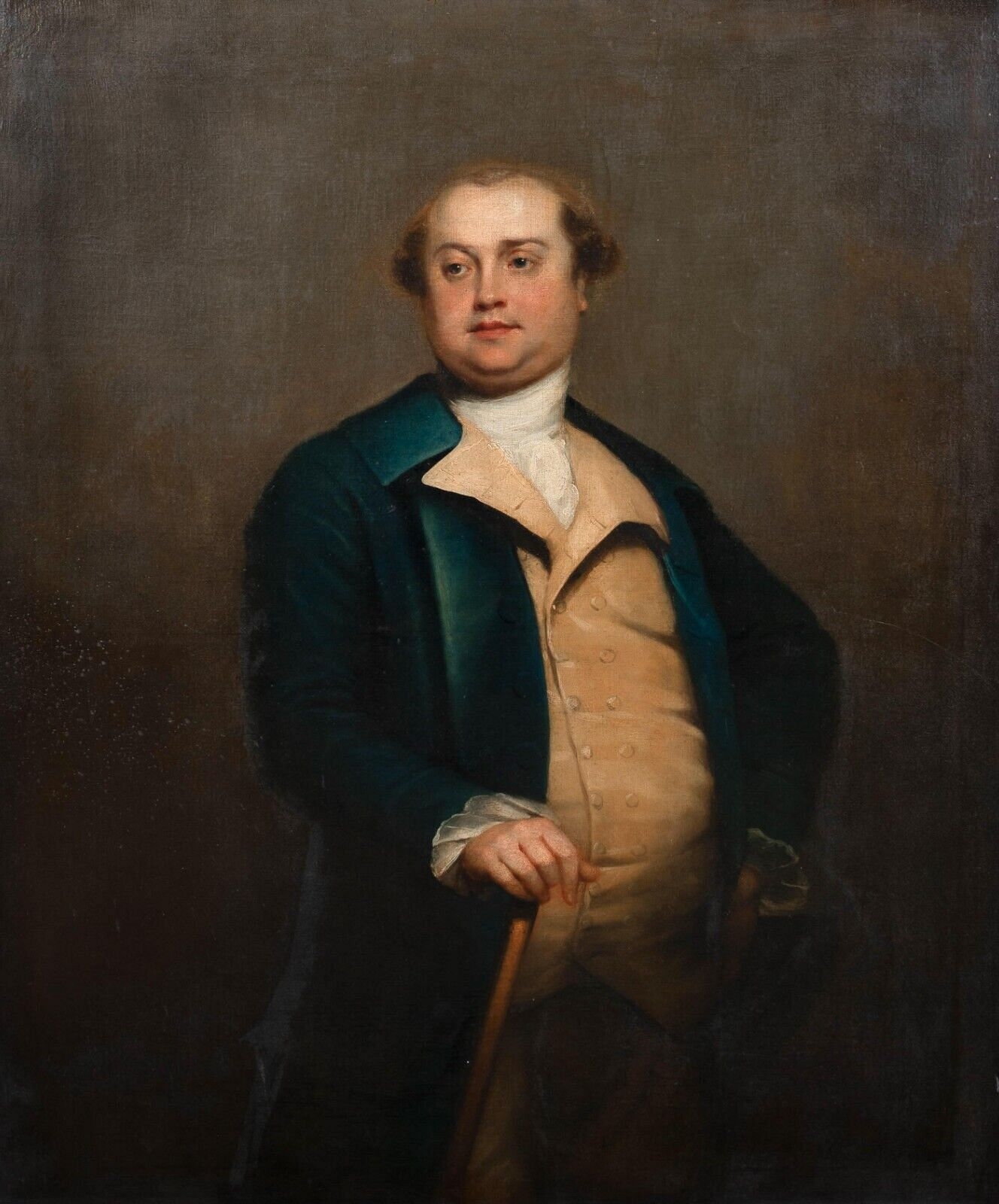 John Morgan | PORTRAIT OF JOHN MORGAN OIL PAINTING (18th Century ...