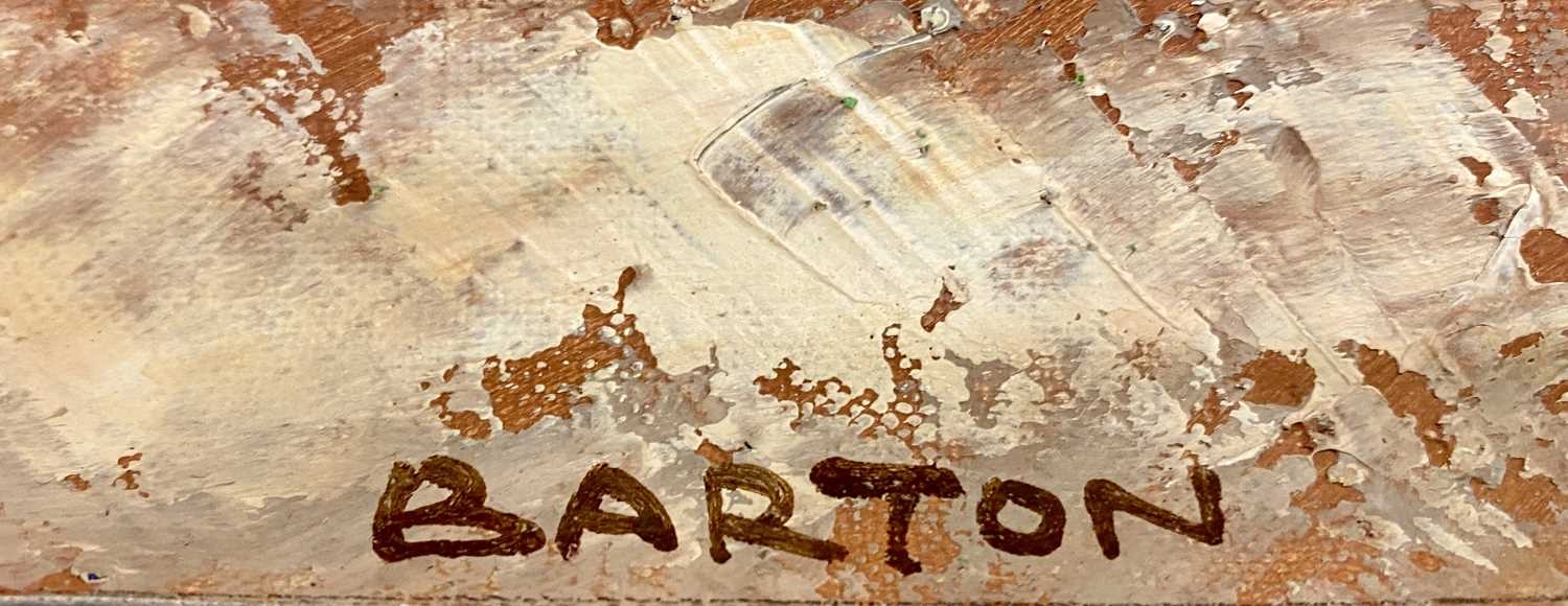 Edward Barton | ‡ EDWARD BARTON (American 1926-2012) oil on canvas ...