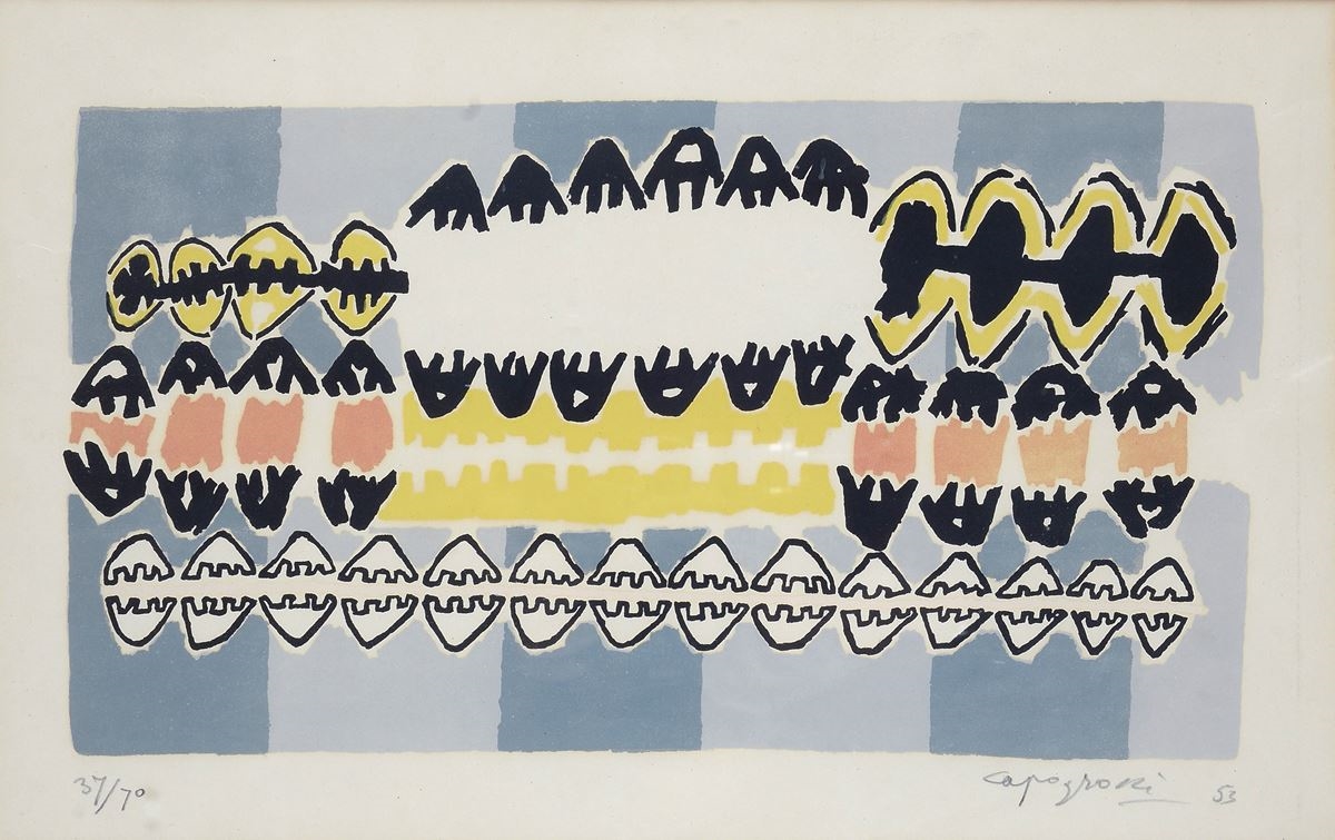 Giuseppe Capogrossi | Superficie 14 (1953) | MutualArt