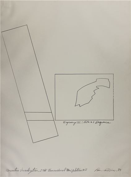 Leon N. Hicks | Leon Hicks, b. 1933, Generative Visualization: Two ...