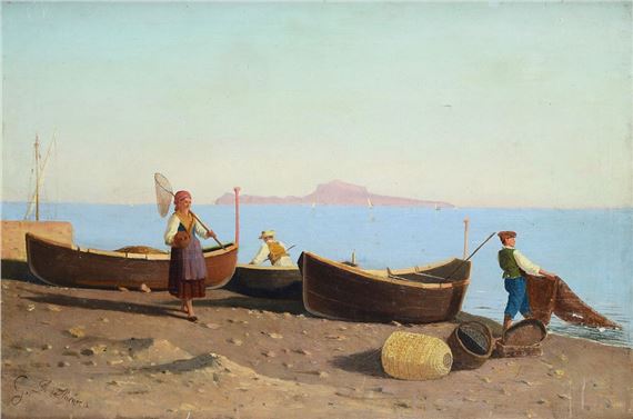 Giovanni Della Rocca | Fishermen | MutualArt