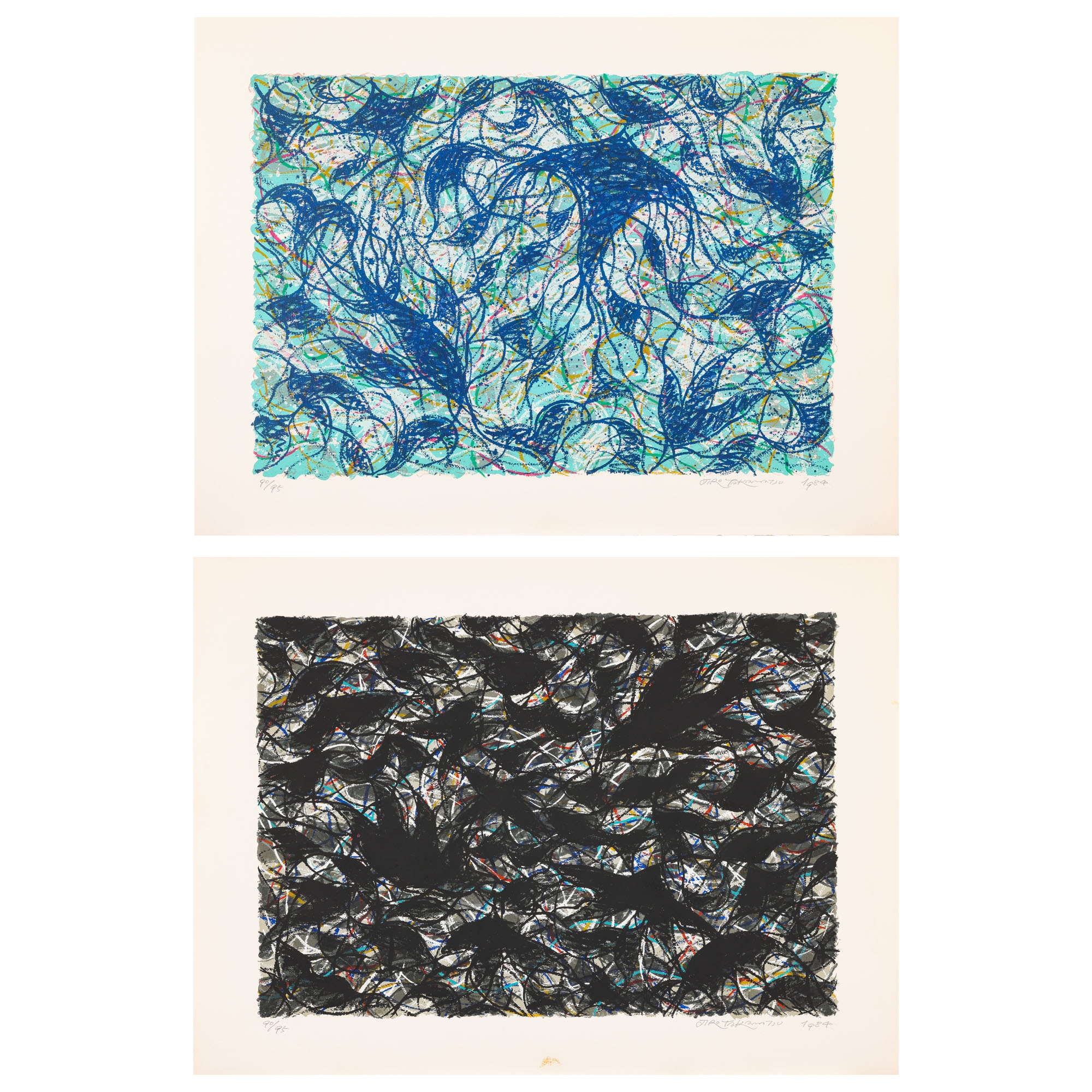 Jiro Takamatsu | THE FOURTH OF A MONTH OF DAFFODILS FROM KENJI MIYAZAWA, PRINT COLLECTION OF 2 ...