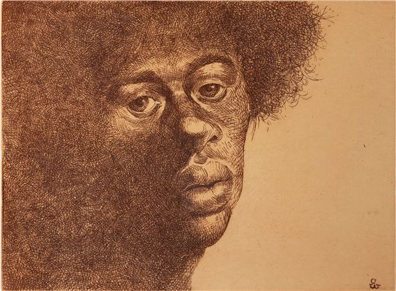 Charles White | Charles W. White, 1918-1979, Abide (1979) | MutualArt