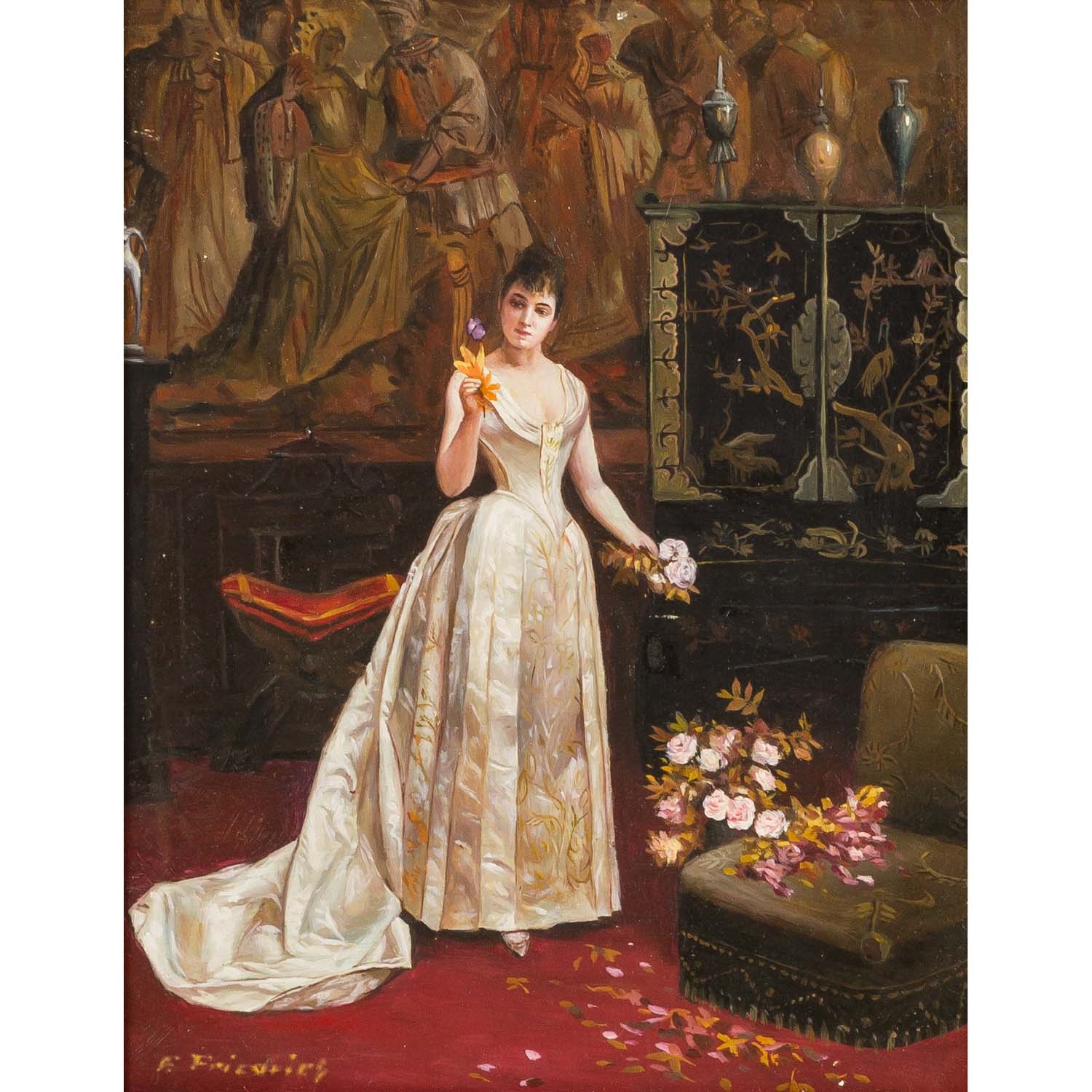 Gustave de Jonghe | DER LIEBESBRIEF (1867) | MutualArt