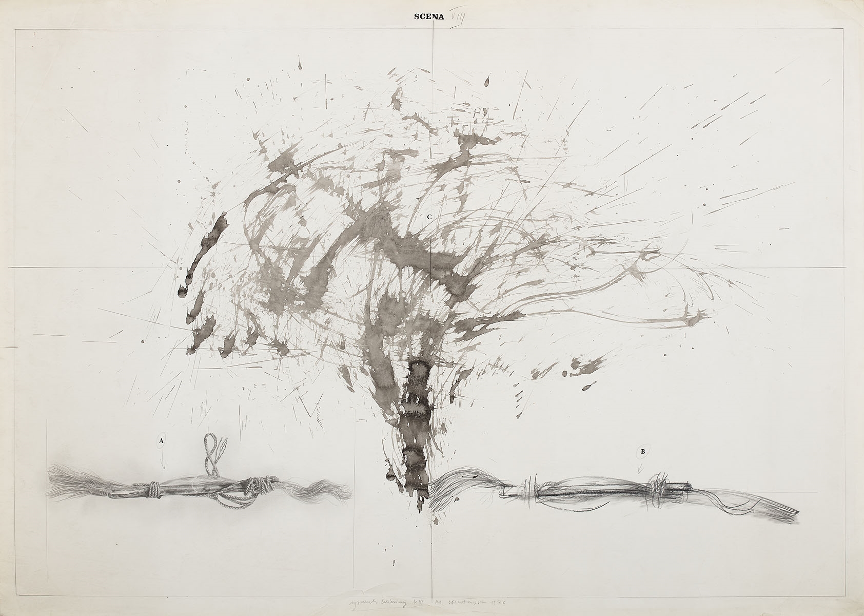 Marek Chlanda | Rysunek kliniczny VIII, 1976 (1976) | MutualArt