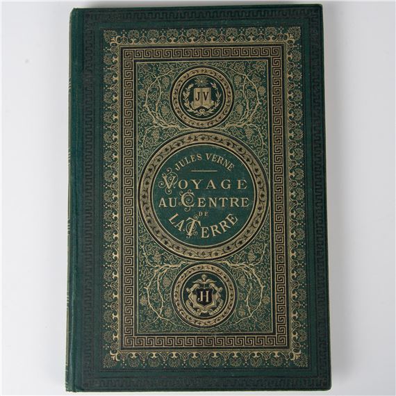 Edouard Riou | Jules Verne, Voyage au Centre, Aux Initiales Dorees ...