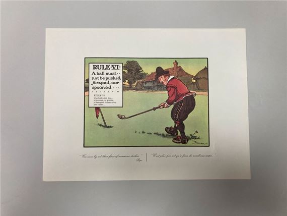 Charles Crombie | Charles CROMBIE(1885-1967) The rules of golf... - Lot ...