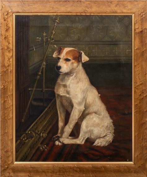 Philip Eustace Stretton | PORTRAIT OF PIP A TERRIER (19th Century ...