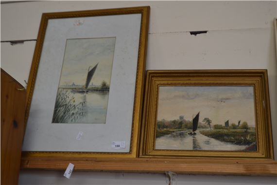 Charles Frederick Rump | Charles Frederick Rump study of a Wherry ...