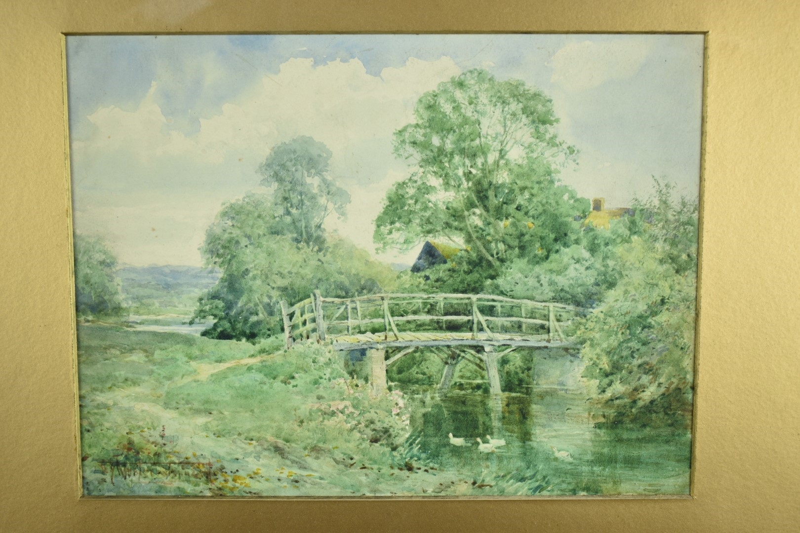 Henry John Sylvester Stannard | Rustic Bridge by the Mill, Tempsford ...