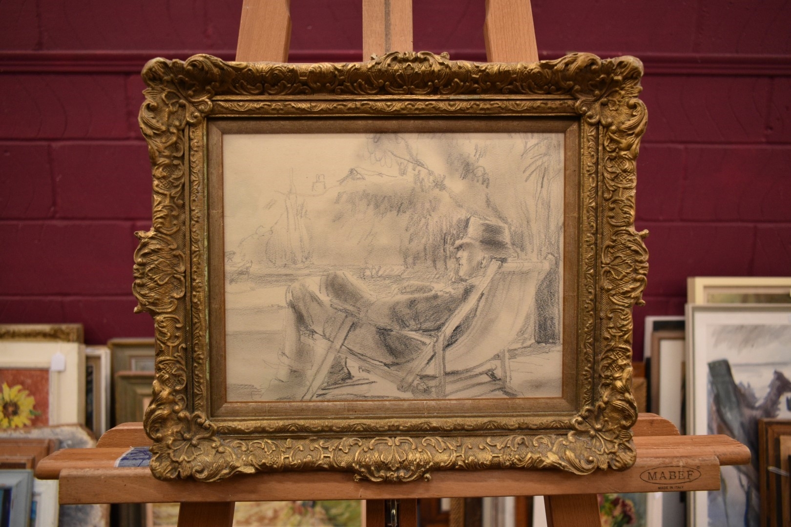Jean Dryden Alexander | 1994) pencil sketch of her father (Circa 1930s ...