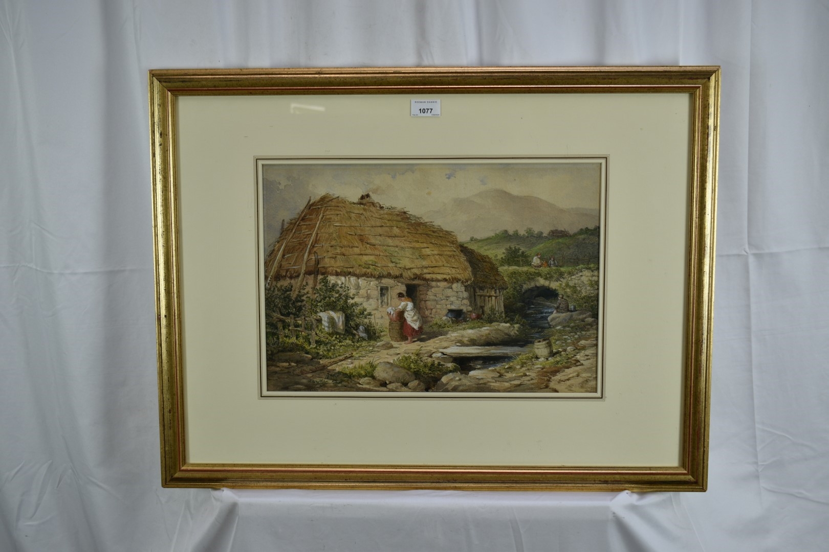 Henry E. Hobson | The Crofters Cottage (1859) | MutualArt