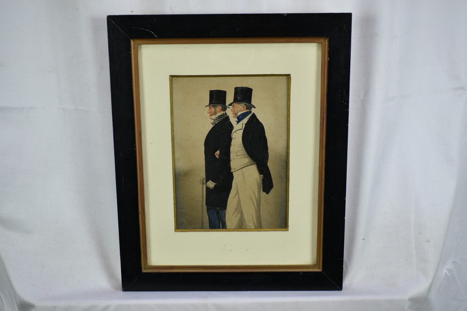 Richard Dighton | Portrait of Admiral Rous and George Payne | MutualArt