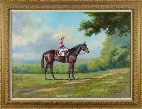 James P. Power | portrait of a bay colt ‘Crail’ | MutualArt