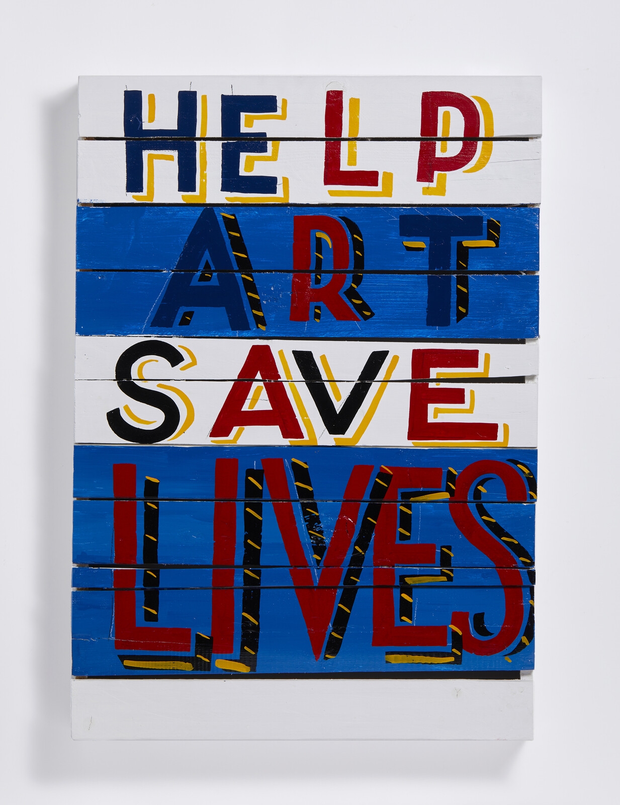 Bob & Roberta Smith | HELP ART SAVE LIVES, 2023 (2023) | MutualArt