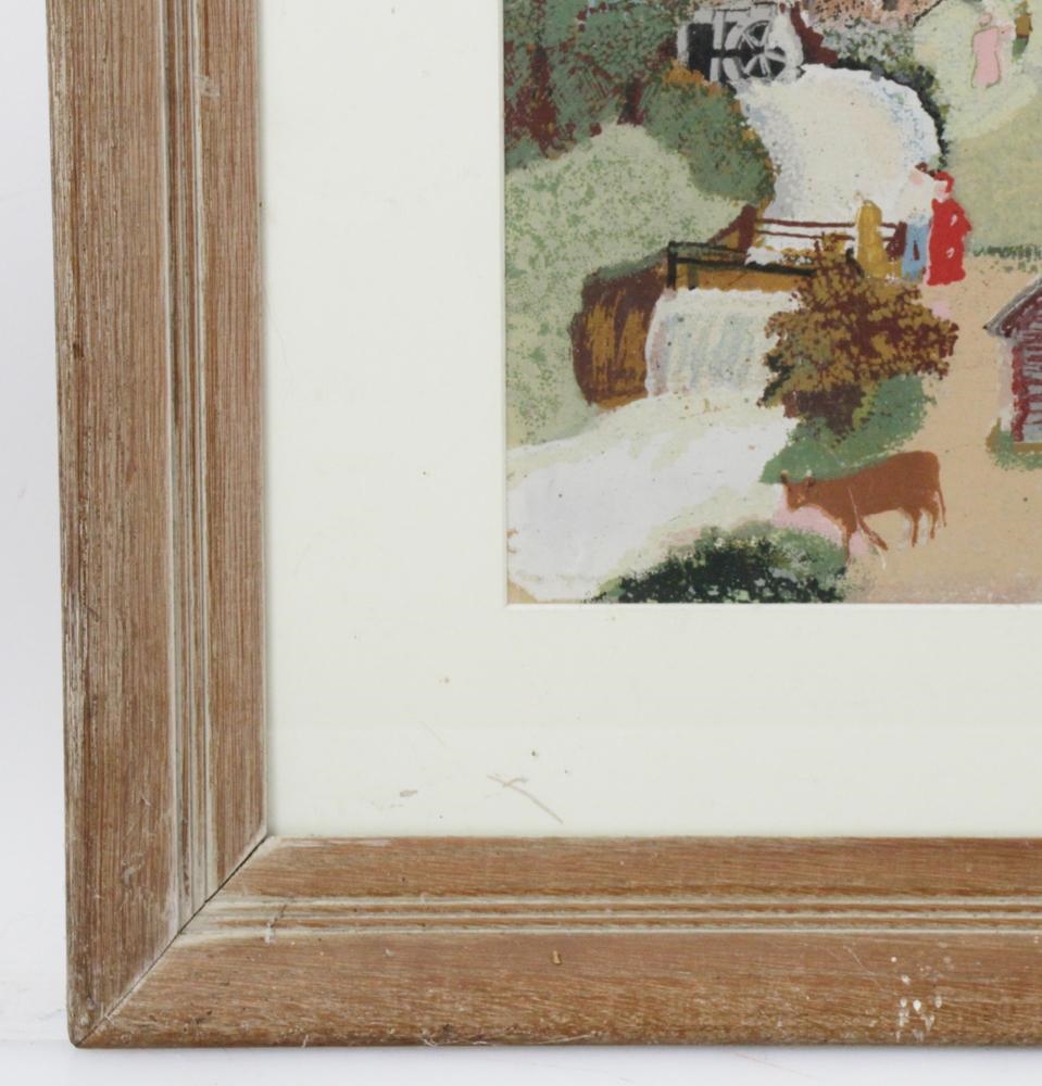 Grandma Moses | Grandma Moses, Farm Scene, Colored Print | MutualArt