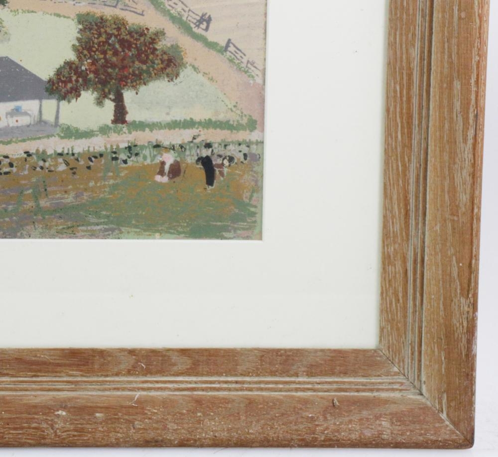Grandma Moses | Grandma Moses, Farm Scene, Colored Print | MutualArt