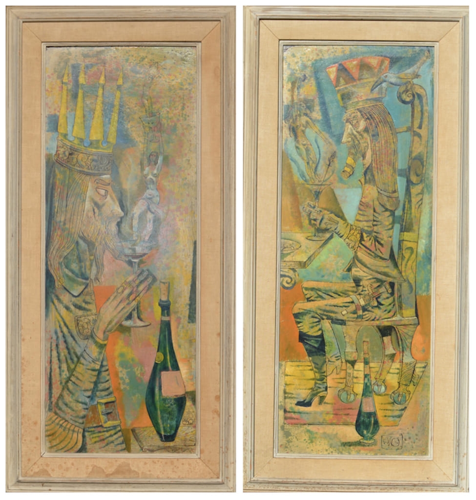 Leon Dusso | Lot of pair artworks | MutualArt