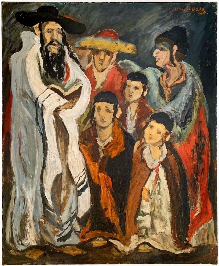 Emmanuel Mané-Katz | Jewish family | MutualArt