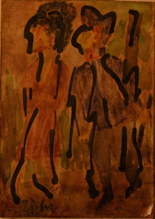 Issachar Ryback | 29 works: Shtetl (1917 - 1923) | MutualArt