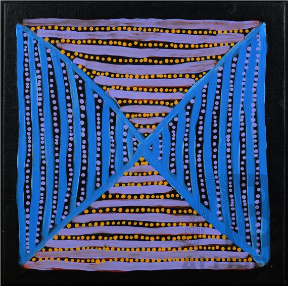 Ada Bird Petyarre | Mountain Devil Lizard Body Paint Design | MutualArt