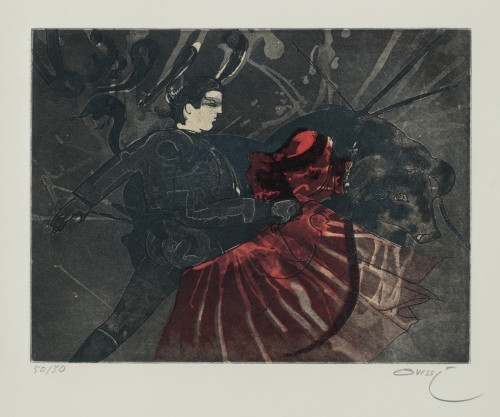 Nasser Ovissi | Le cheval vert | MutualArt