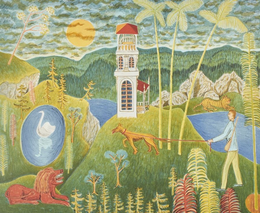 Mårten Andersson | Jägare med hund | MutualArt